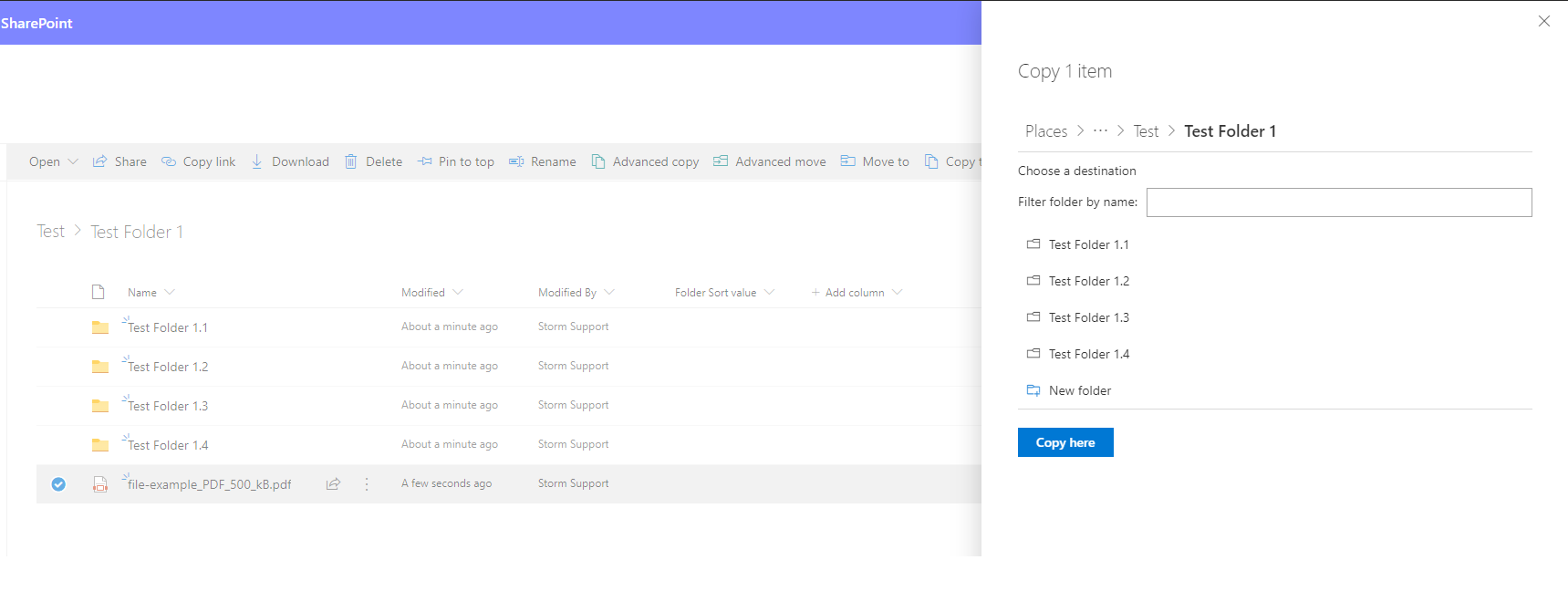 Sharepoint Spfx Extension Advanced Copy And Move M365 Dev Blog